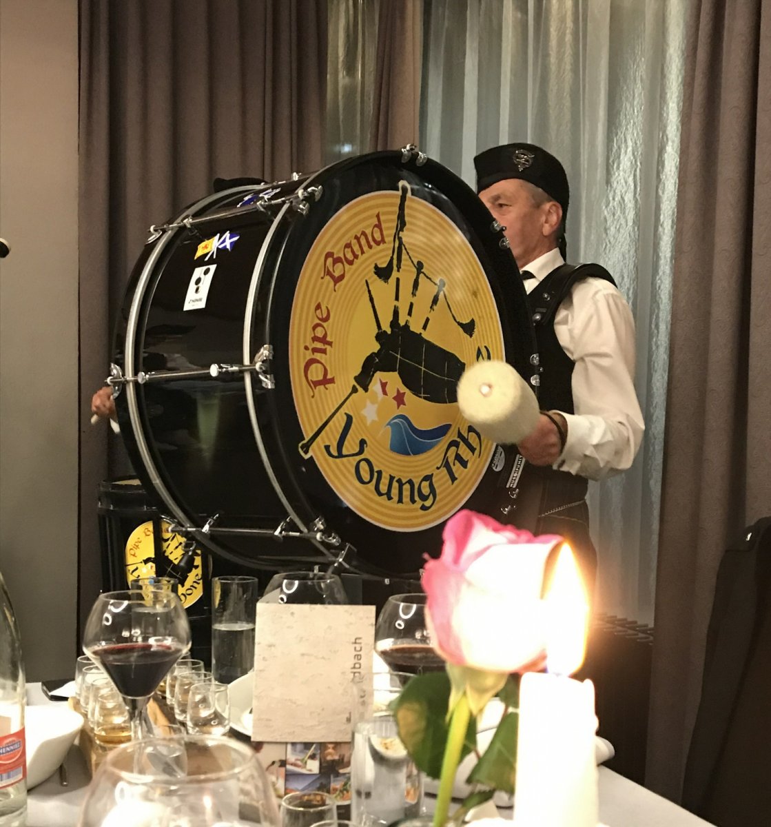 Whisky Dinner Staldbach Visp | Pipe Band Young Rhone